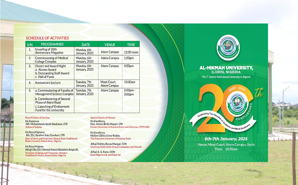 Al-Hikmah University, Ilorin – Learning for Wisdom and Morality – Learning for Wisdom and Morality