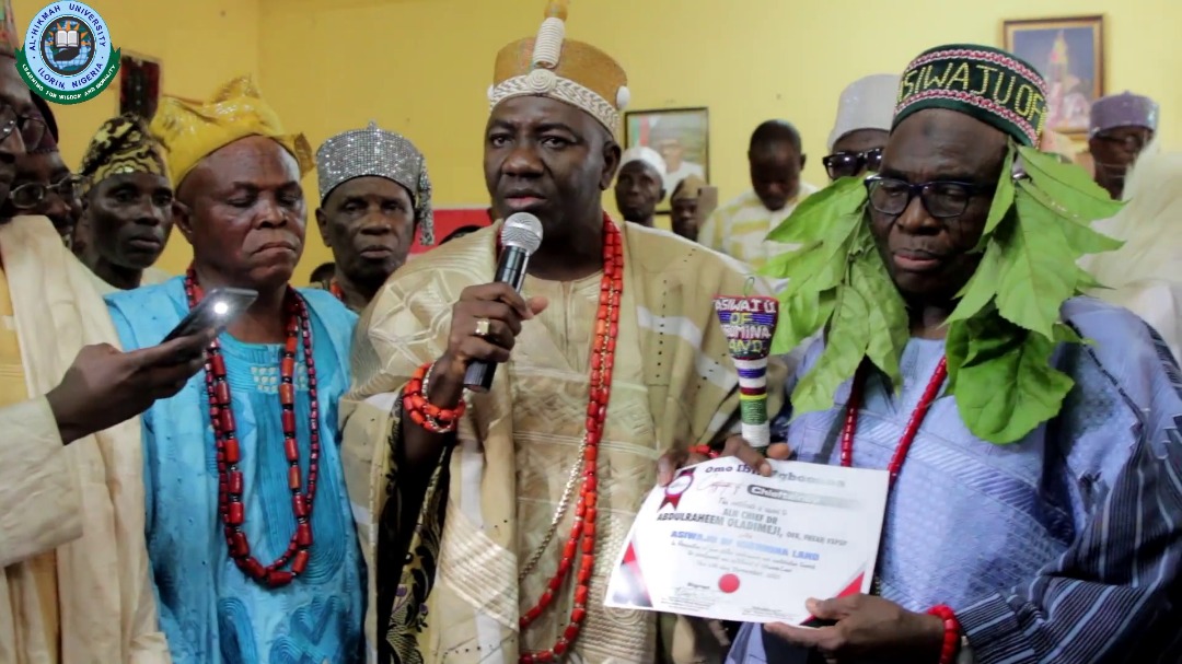 Installation of Founder, Al-Hikmah University, Alh., Chief (Dr ...