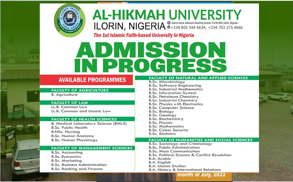 Al-Hikmah University, Ilorin – Learning for Wisdom and Morality – Learning for Wisdom and Morality
