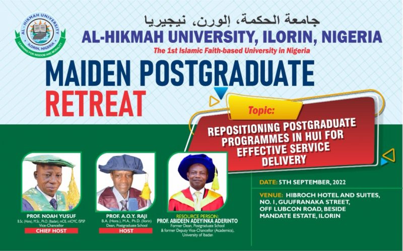 News – Al-Hikmah University, Ilorin – Learning for Wisdom and Morality
