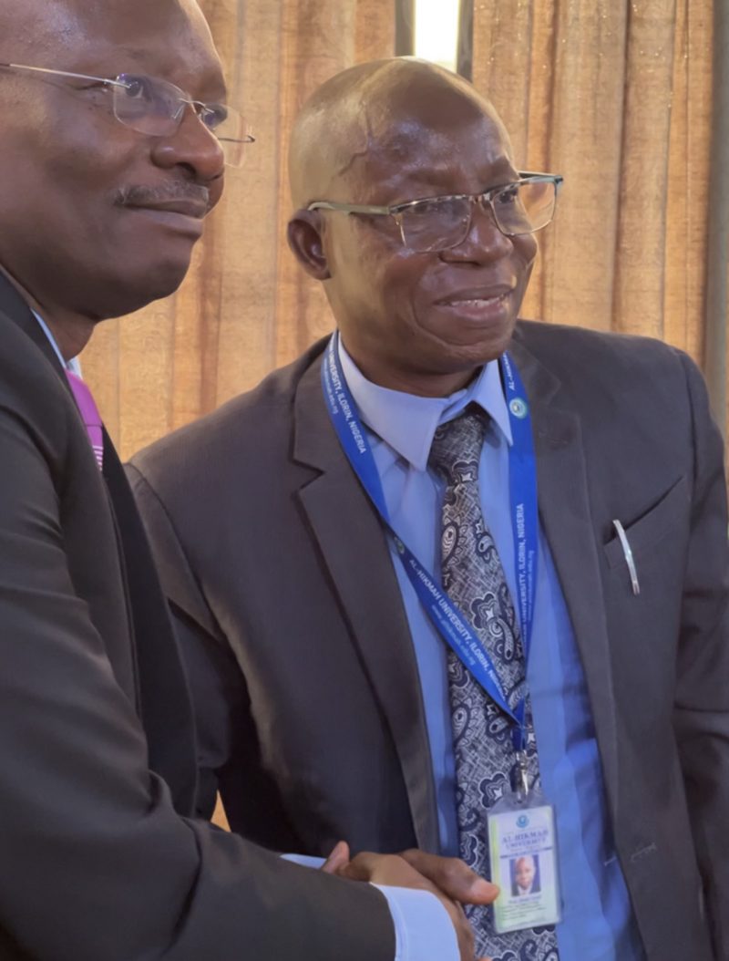 AL-HIKMAH UNIVERSITY VICE-CHANCELLOR FELICITATES WITH AIG KAYODE ...