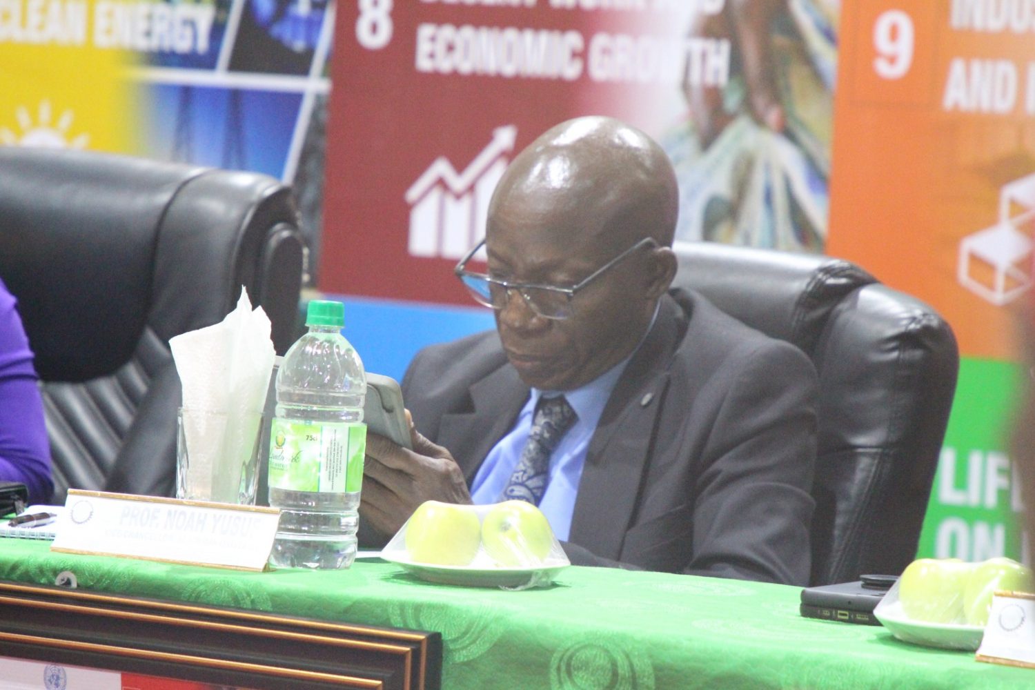 The University Management headed by the Vice-Chancellor Prof. Noah ...