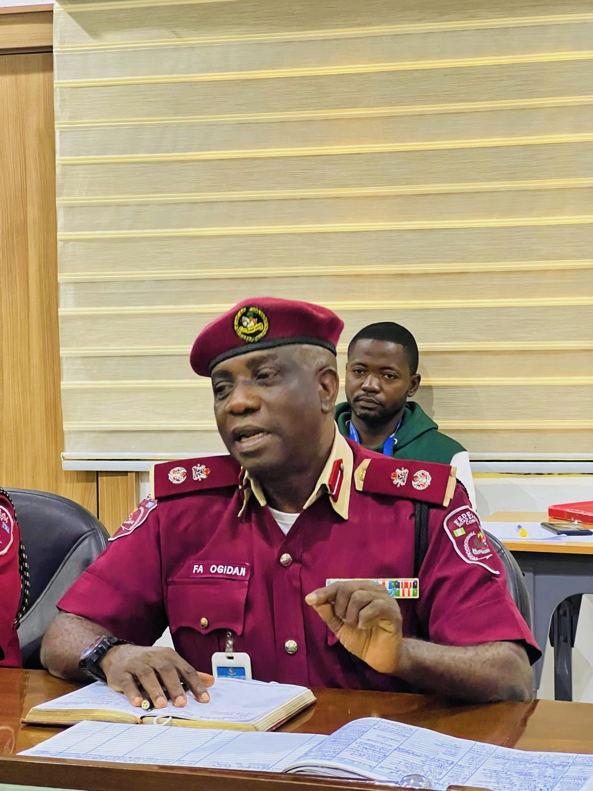 SECTOR COMMANDER, FEDERAL ROAD SAFETY CORPS, KWARA STATE, PAYS COURTESY ...