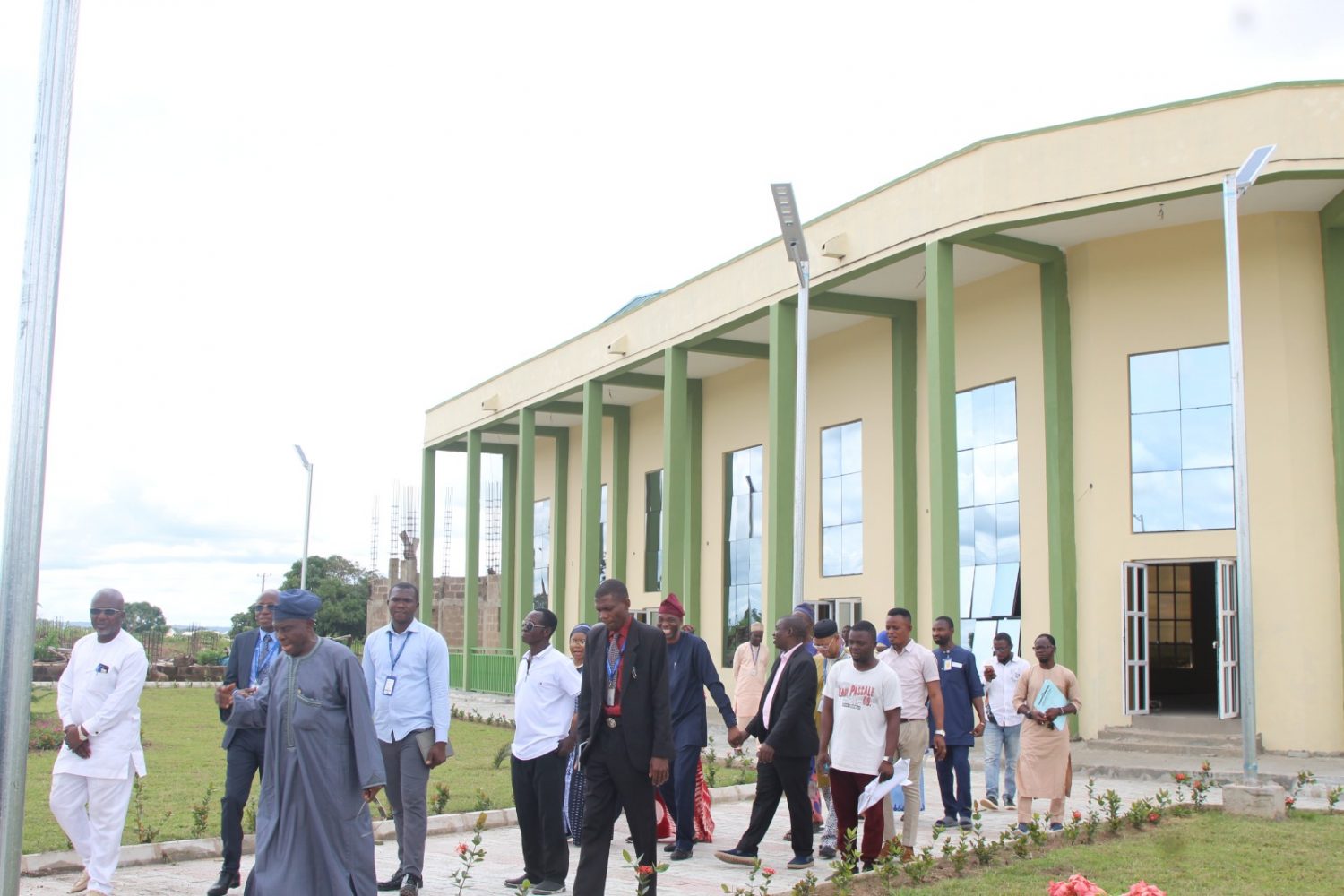 The Council of Al-Hikmah University, Ilorin led by the founder, Alh ...