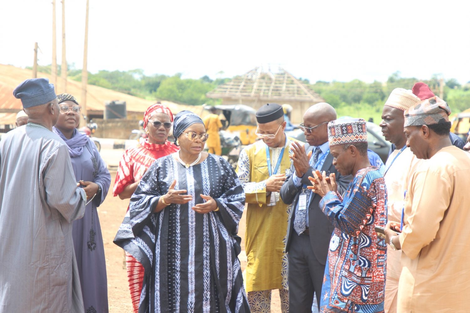 The Council of Al-Hikmah University, Ilorin led by the founder, Alh ...