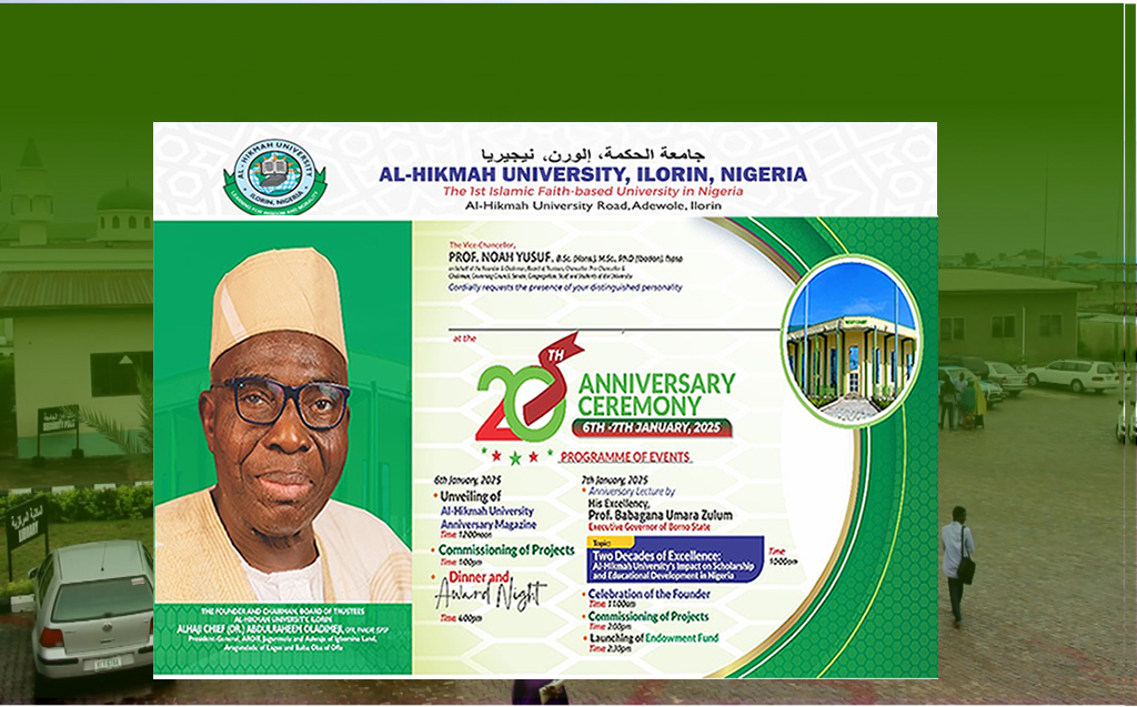 Al-Hikmah University, Ilorin – Learning for Wisdom and Morality – Learning for Wisdom and Morality